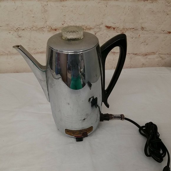 Universal | Kitchen | Universal Coffeematic Chrome Percolator 446 0 Cup ...